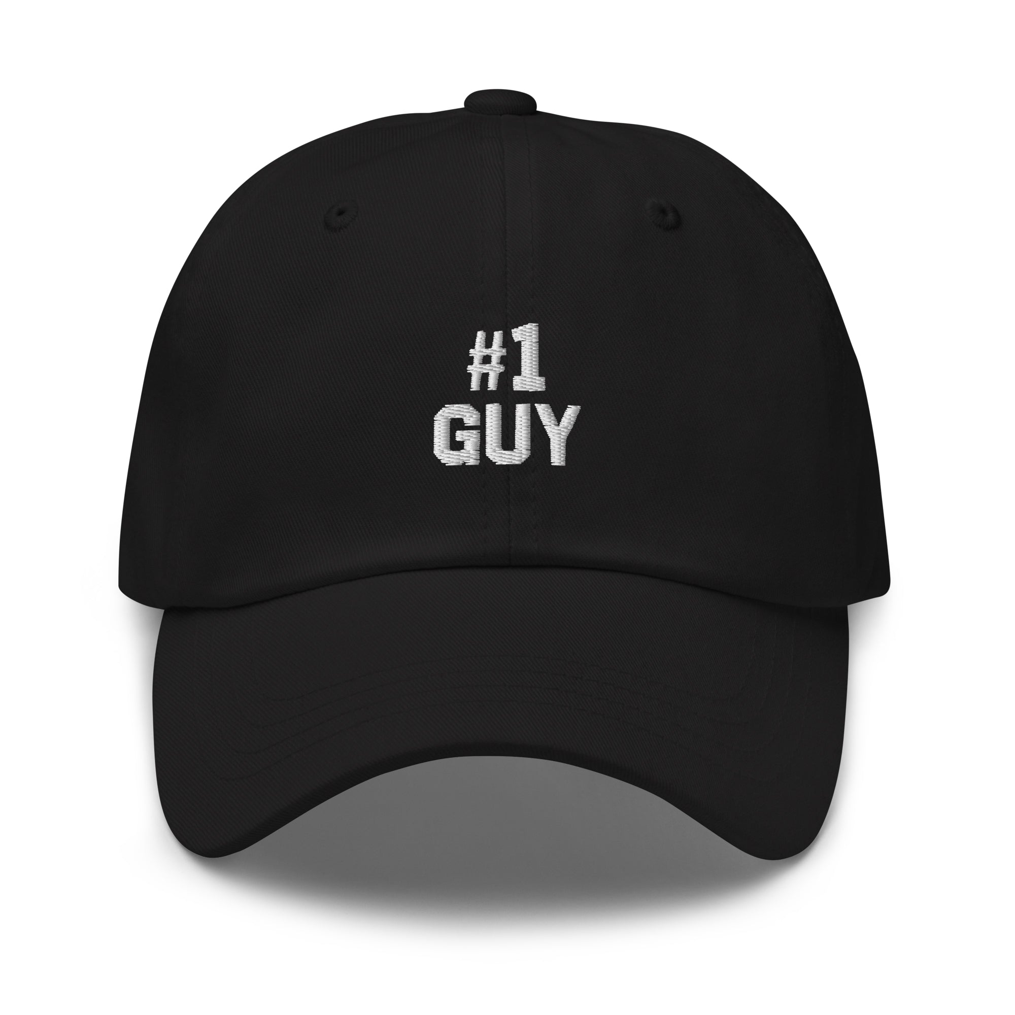 #1 Guy Black Dad Hat – James Kennedy Merch